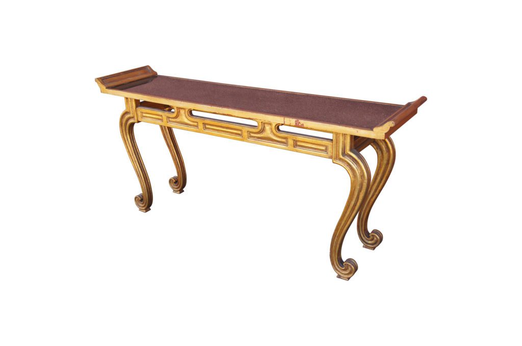 Mid-Century Asian Altar-Style Console Table - Machine Age - New England ...