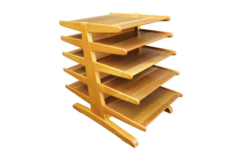 Walnut and Birch Magazine Tree - Machine Age - New England's Largest ...