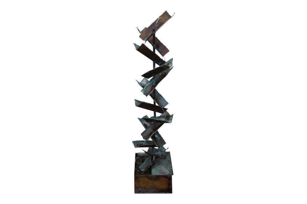 Brutalist Patinated Copper Fountain - Machine Age - New England's ...