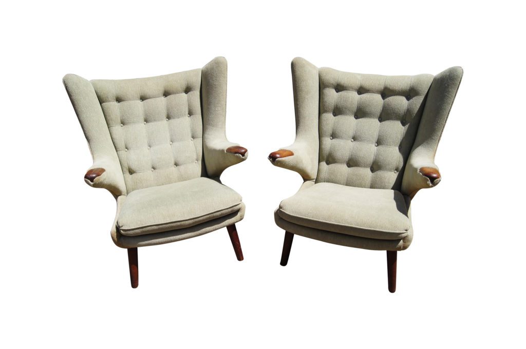 Pair of Papa Bear Chairs - Machine Age - New England's Largest ...