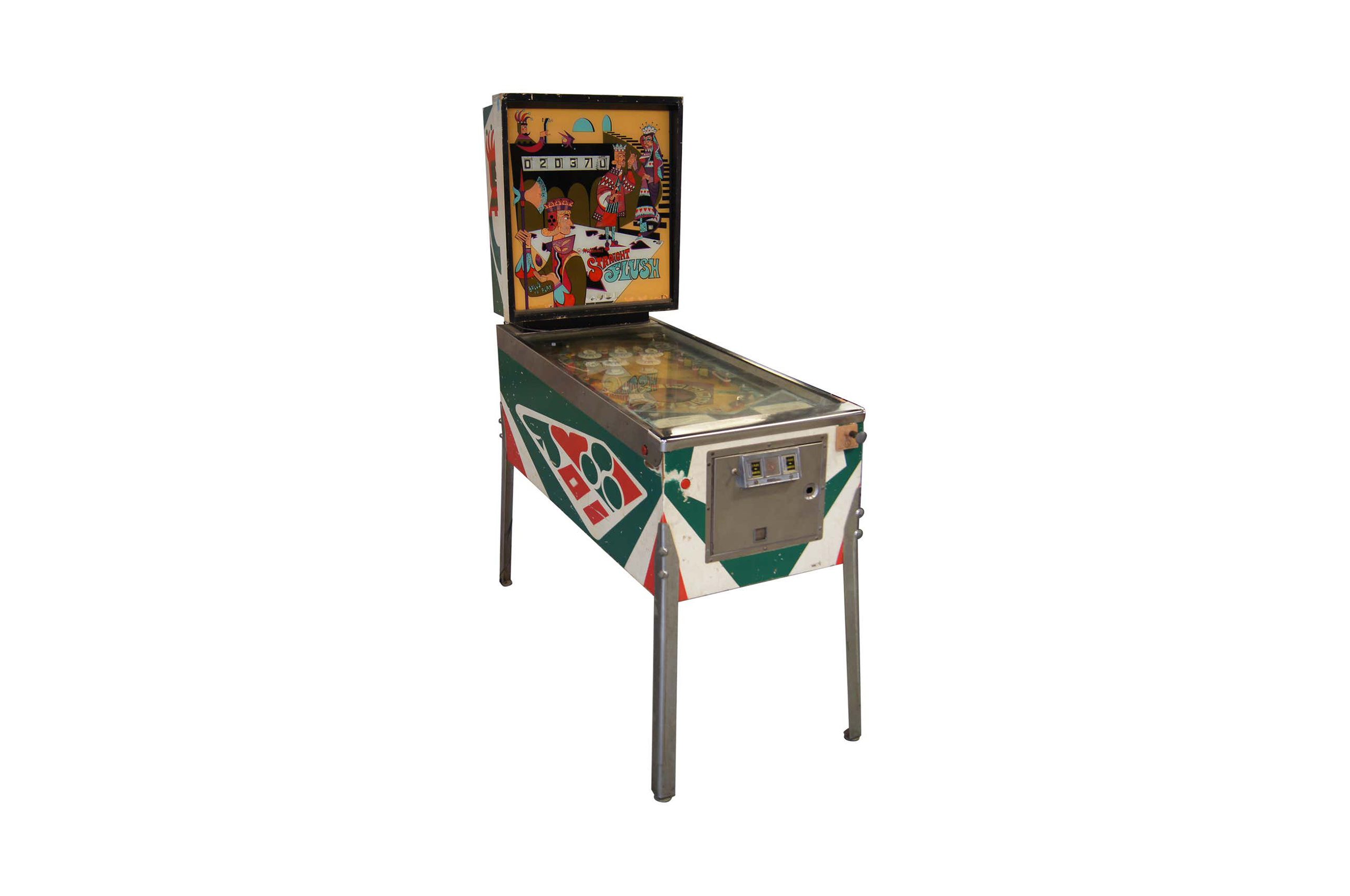 Straight Flush Pinball Machine - Machine Age - New England's Largest ...
